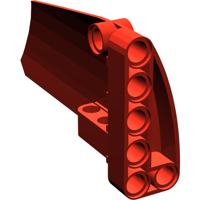 LEGO rojo Curvo Panel 17 Izquierda (64392) | Brick Owl - LEGO Mercado