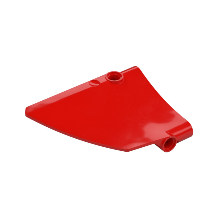 LEGO Red Curved Panel 42 Left (6609) | Brick Owl
