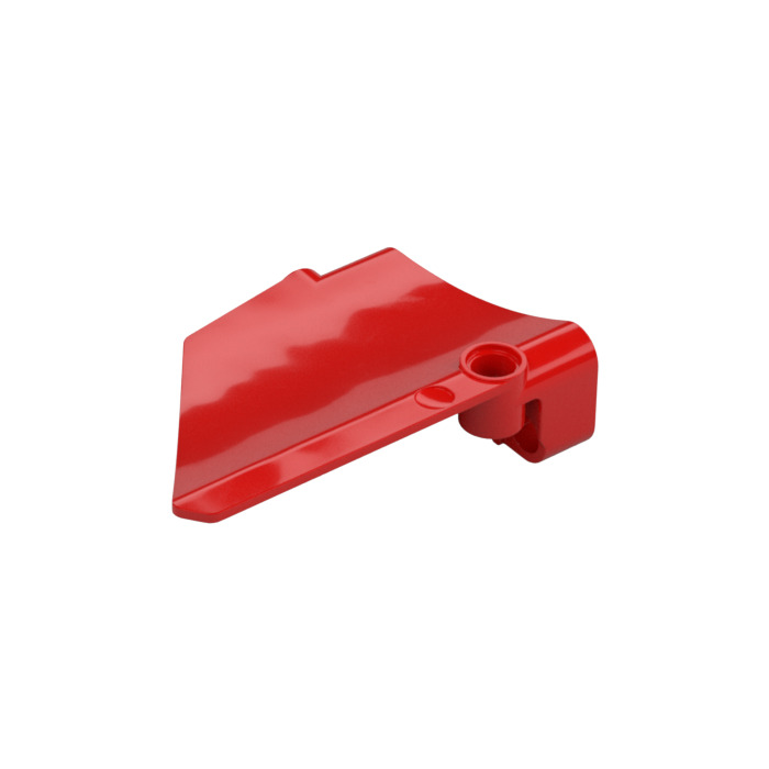 LEGO Red Curved Panel 43 Right (6606) | Brick Owl - LEGO Marketplace