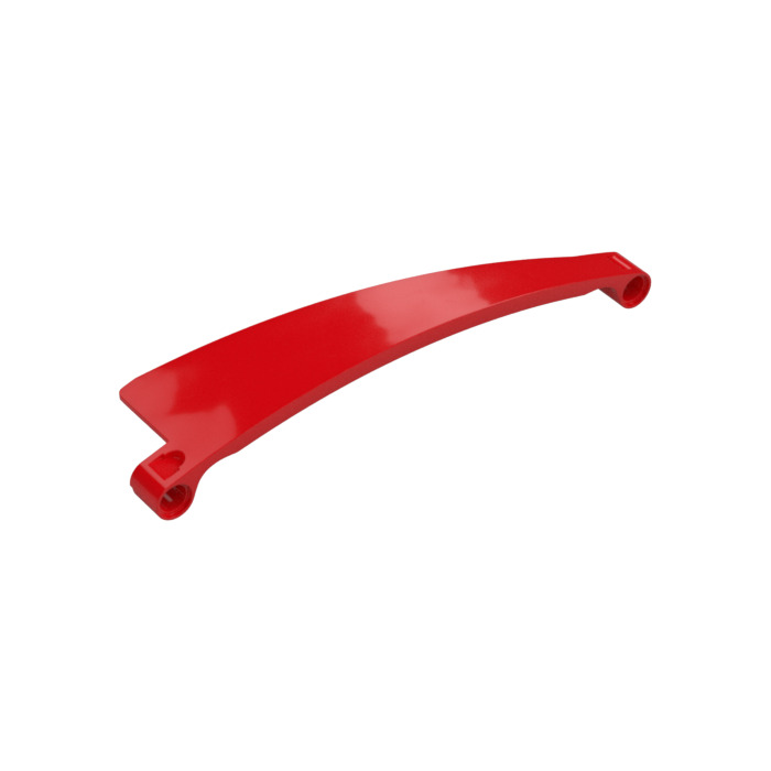 LEGO Red Curved Panel 52 Left (3 x 13) (4527 / 7225) | Brick Owl