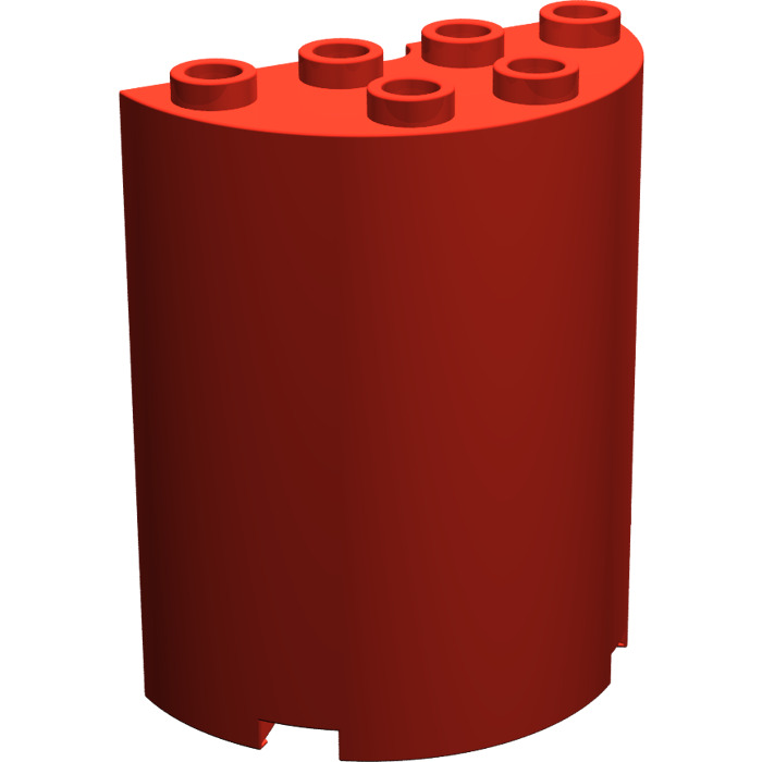 LEGO Cylinder 2 x 4 x 4 Half (6218 / 20430) | Brick Owl - LEGO Marketplace
