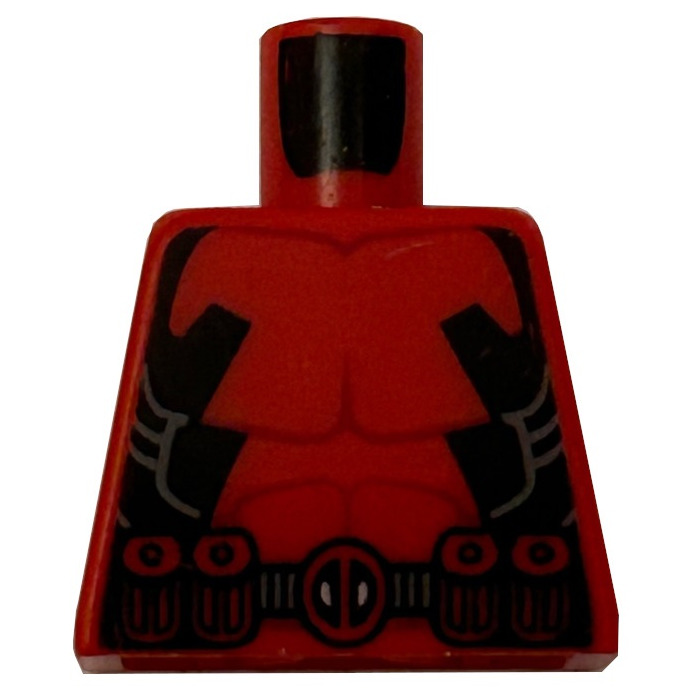 LEGO Red Deadpool Torso without Arms (973) | Brick Owl - LEGO Marketplace