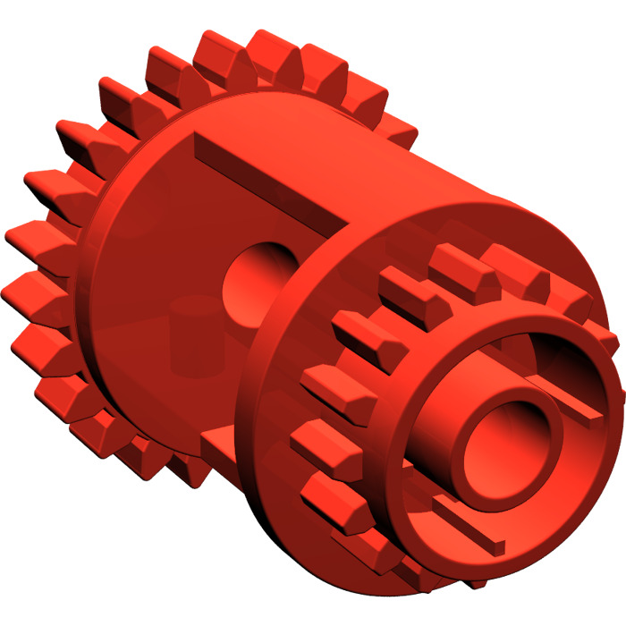 LEGO Red Differential Gear Casing (6573) | Brick Owl - LEGO Marketplace