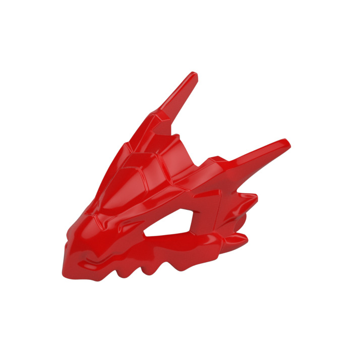 LEGO Red Dragon Head with Eye Openings (3770) | Brick Owl - LEGO ...