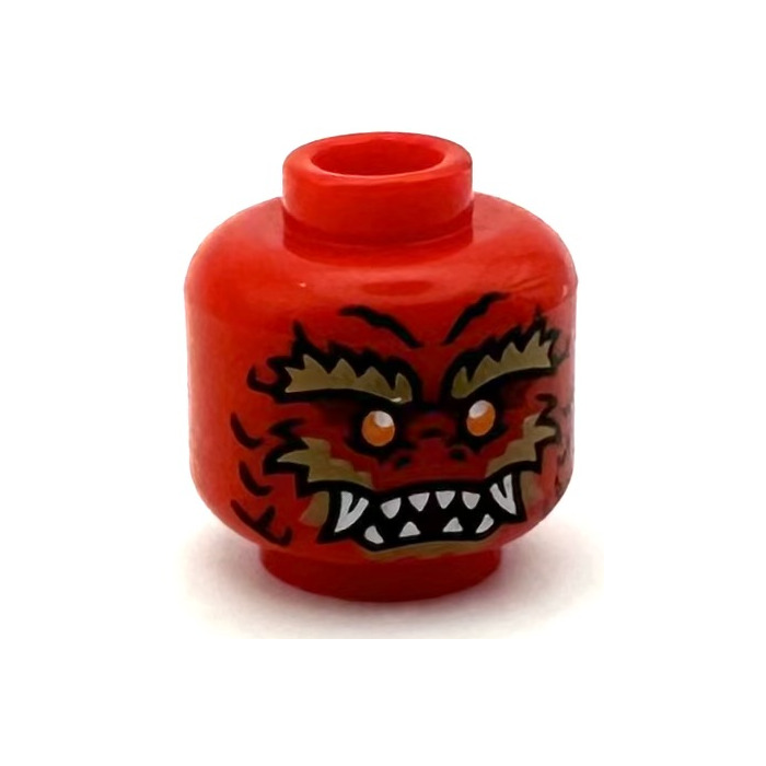 LEGO Red Dragonian Warrior Minifigure Head (3626 / 110210) | Brick Owl