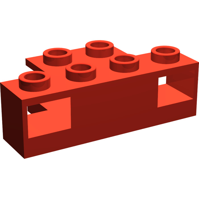 LEGO Red Electric Train Light Prism 1 x 4 Holder (2928) | Brick Owl ...