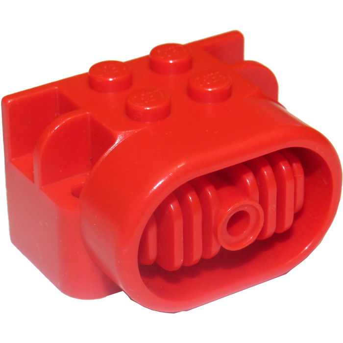 LEGO Red Fabuland Airplane Engine Block with Small Pin Hole | Brick Owl ...