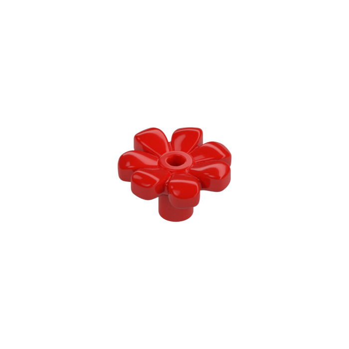 LEGO Red Flower with Squared Petals (with Reinforcement) (4367) | Brick ...