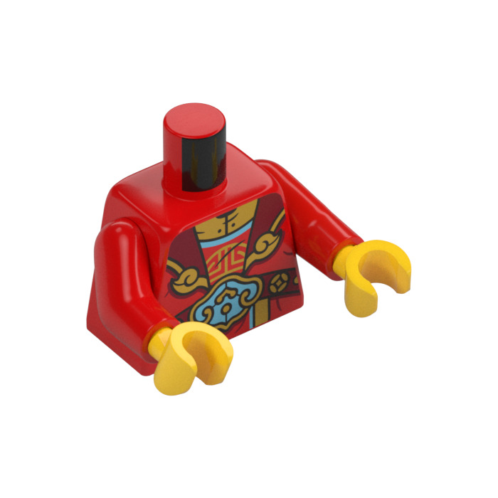 LEGO God of Fortune Minifig Torso (973) | Brick Owl - LEGO Marketplace