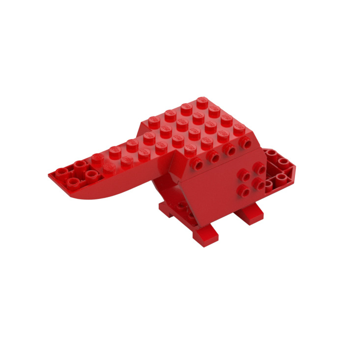 LEGO Red Helicopter Body 4 x 14 x 5 (65096) | Brick Owl
