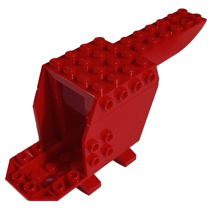 LEGO Red Helicopter Body 4 x 14 x 5 (65096) | Brick Owl