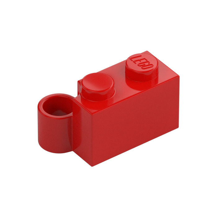 LEGO Red Hinge Brick 1 x 4 Swivel Base (3831) | Brick Owl - LEGO ...