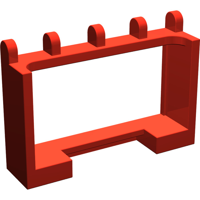 LEGO Red Hinge Car Roof Holder 1 x 4 x 2 (4214) | Brick Owl - LEGO ...