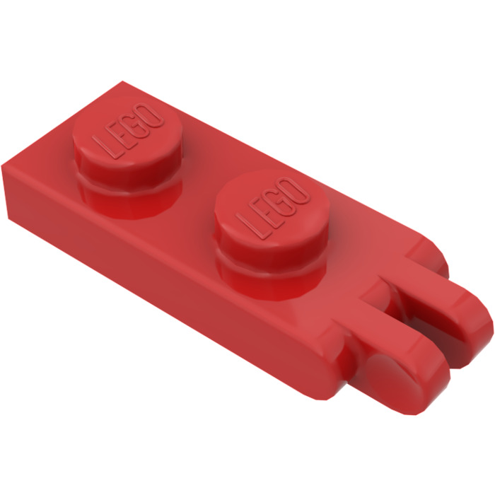 LEGO Rot Scharnier Platte 1 x 2 mit 2 Stubs und Solide Bolzen Solide ...
