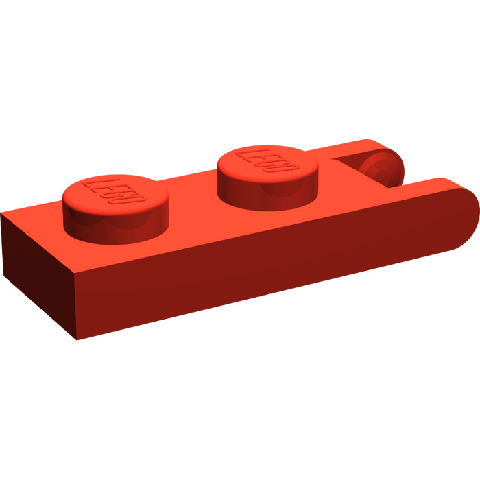 LEGO Red Hinge Plate 1 x 2 with Double Finger | Brick Owl - LEGO ...