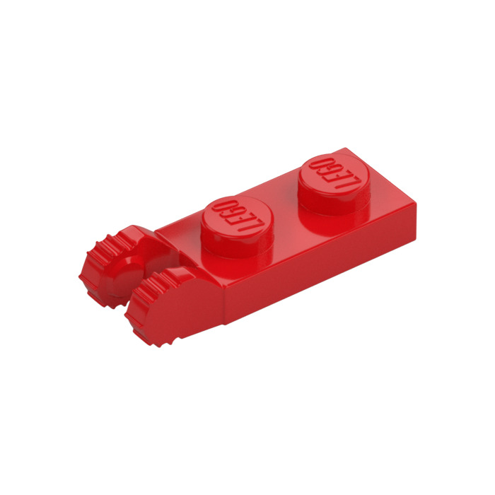 LEGO Red Hinge Plate 1 x 2 with Dual Fingers (44302 / 54657) | Brick ...