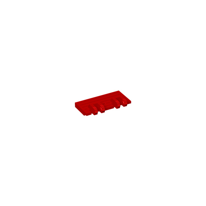 LEGO Red Hinge Train Gate 2 x 4 Locking Dual 2 Stubs without Rear ...