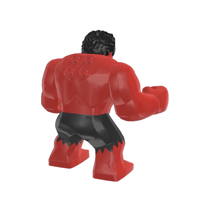 LEGO Red Hulk (Large) with Black Eyes Minifigure | Brick Owl - LEGO ...