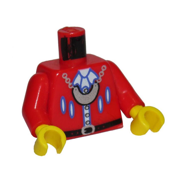 LEGO Red Imperial Armada Captain with Red Jacket Torso (973) Inventory ...