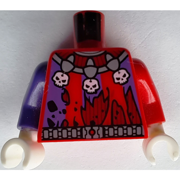 LEGO Red Jestro with Dark Purple and Red Outfit Minifig Torso (973 / ...