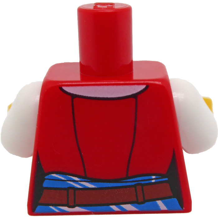 LEGO Red Lady Anchor Minifig Torso (973 / 76382) | Brick Owl - LEGO Marketplace
