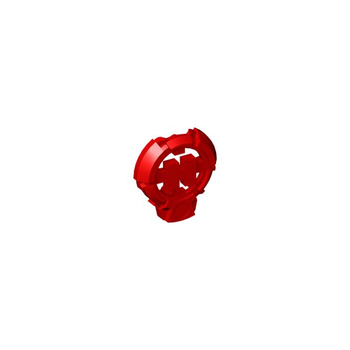 LEGO Red Large Chest Badge with 'H' and Flat Bottom (92199) | Brick Owl