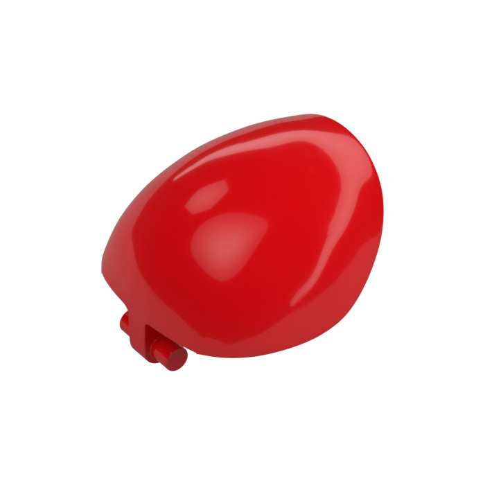 LEGO Red Large Round Shoulder Armor with Bar Handle (1686 / 8870 ...