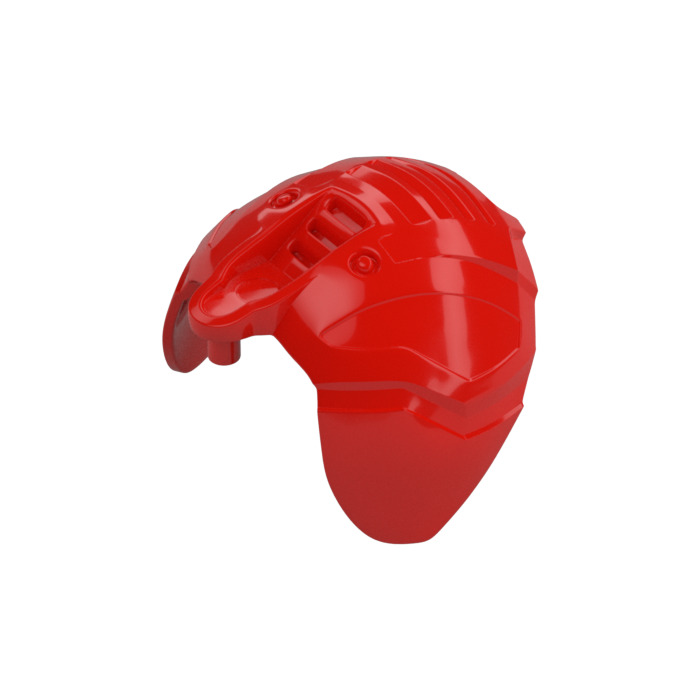 LEGO Red Large Rounded Shoulder Armor with Vents (98571) | Brick Owl ...