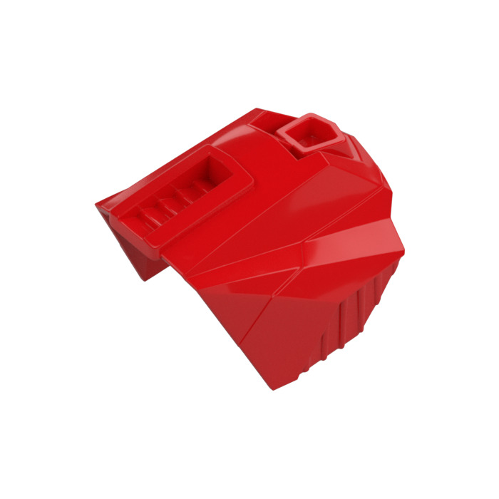 LEGO Red Large Shoulder / Knee Armor with Ridged Vents (98592) | Brick ...