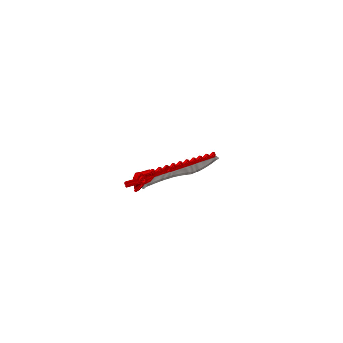 LEGO Red Large Sword with Saw and Flat Silver Blade (98568) | Brick Owl