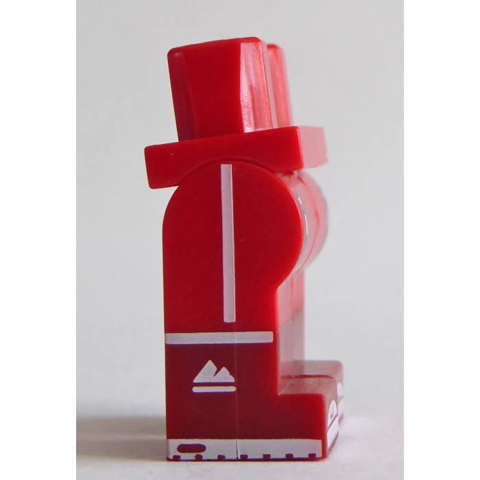 LEGO Red Legs with zipped Pockets, Dark Red Boots and White Soles (3815 ...