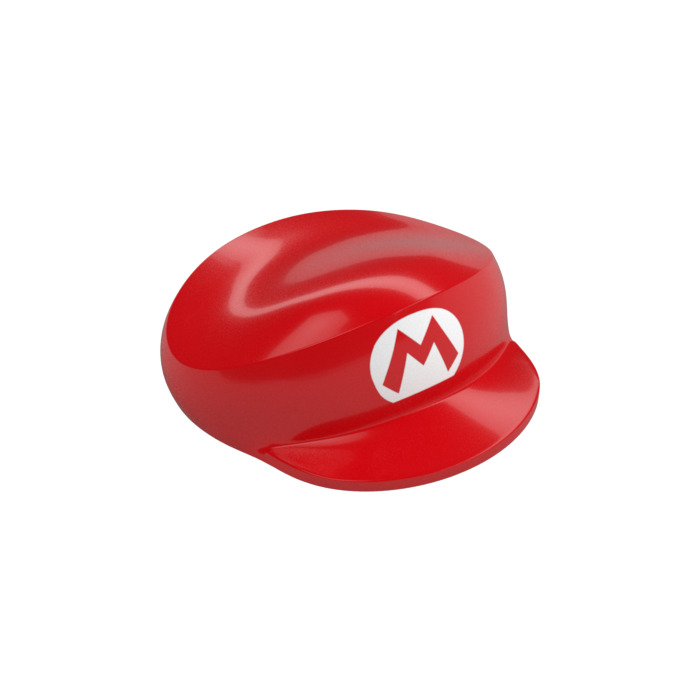 LEGO Mario Groß Kappe mit ‘M’ auf Vorderseite (68891 / 74999) | Brick ...