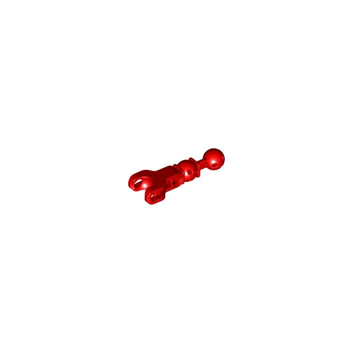 LEGO Red Medium Ball Joint on Axle with Ball Socket and Beam (90608 ...