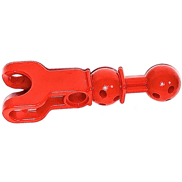 LEGO Red Medium Ball Joint on Axle with Ball Socket and Beam (90608 ...