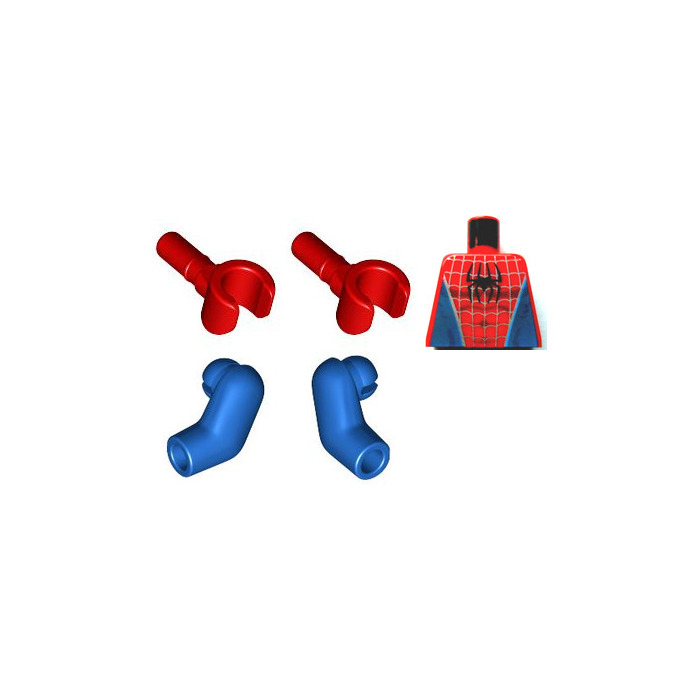 LEGO Red Minifig Torso (973 / 73403) | Brick Owl - LEGO Marketplace