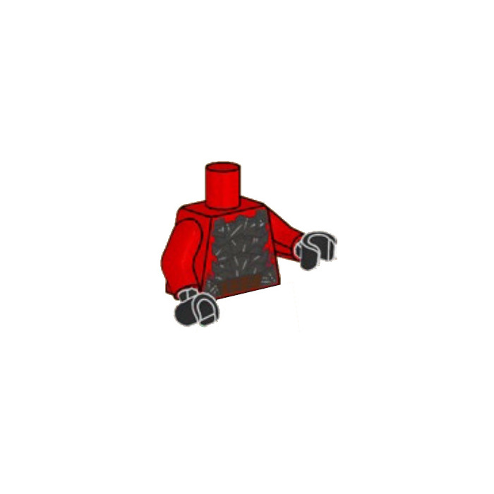 LEGO Red Minifig Torso (973 / 76382) | Brick Owl - LEGO Marketplace