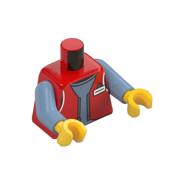 LEGO Red Minifig Torso (973 / 76382) | Brick Owl - LEGO Marketplace