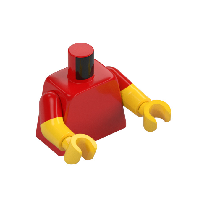 LEGO Minifig Torso, short sleeve with yellow arms (16360 / 78568 ...