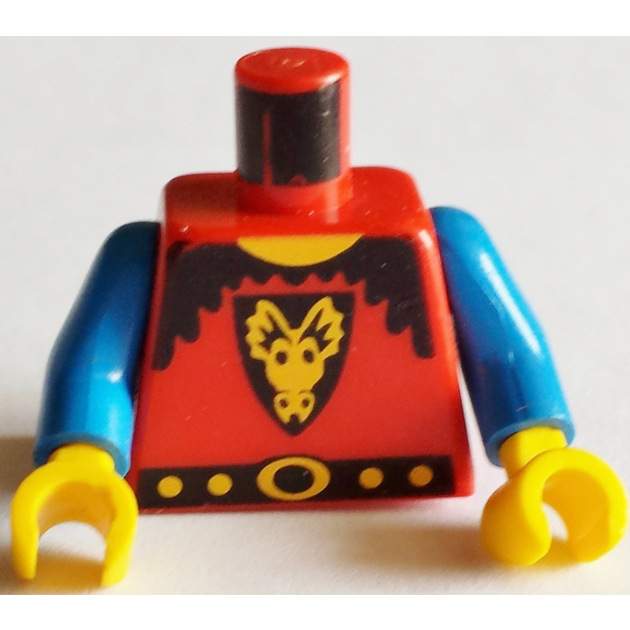 LEGO Red Minifig Torso with Dragon Head (973) | Brick Owl - LEGO ...