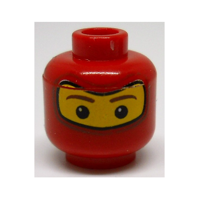 LEGO Red Minifigure Head with Decoration (43541 / 50447) | Brick Owl ...