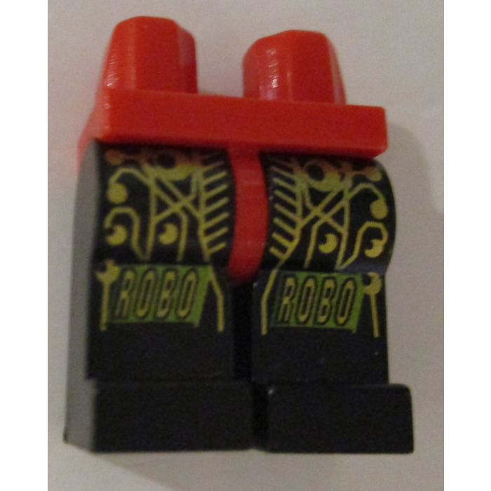 LEGO Red Minifigure Hips and Legs with Robo and Circuitry (3815 / 82943 ...