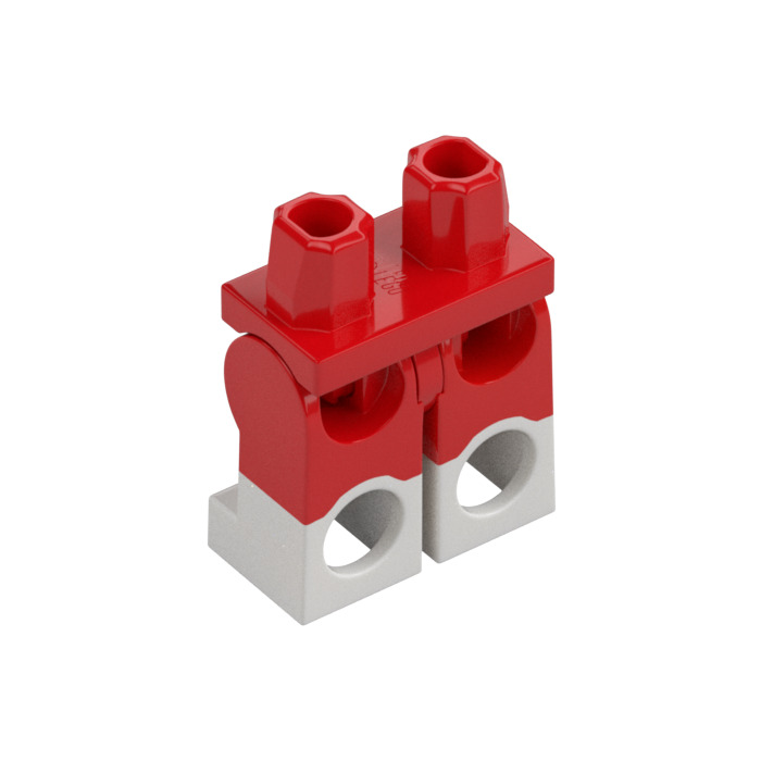 LEGO Red Minifigure Hips and Legs with White Boots (21019 / 77601 ...