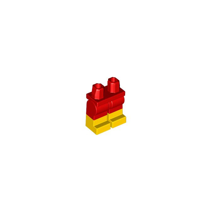 LEGO Red Minifigure Hips and Legs with Yellow Boots (21019 / 77601 ...