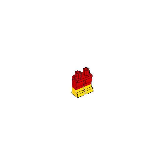 LEGO Red Minifigure Hips and Legs with Yellow Boots (21019 / 77601 ...
