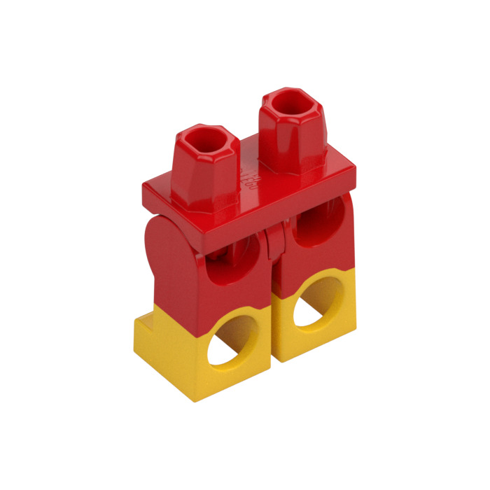 LEGO Red Minifigure Hips and Legs with Yellow Boots (21019 / 77601 ...