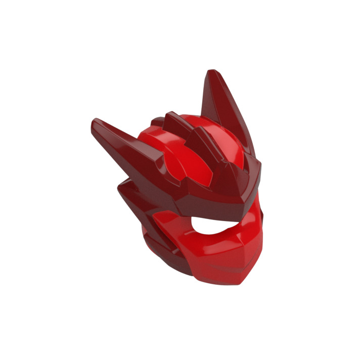 LEGO Red Ninjago Helmet with Dark Red Spikes (115499) | Brick Owl ...