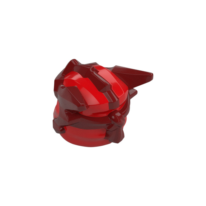 LEGO Red Ninjago Helmet with Dark Red Spikes (115499) | Brick Owl ...