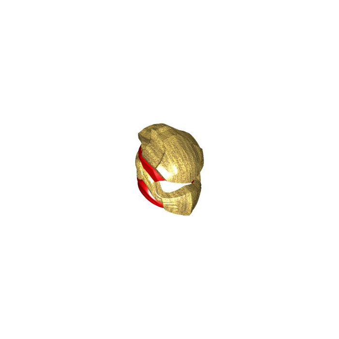 LEGO Red Ninjago Wrap with Knot with Pearl Gold (5990) | Brick Owl