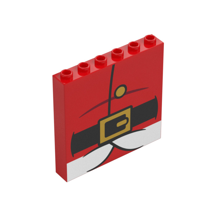 LEGO Panel 1 x 6 x 5 with Santa Torso (59349) | Brick Owl - LEGO ...