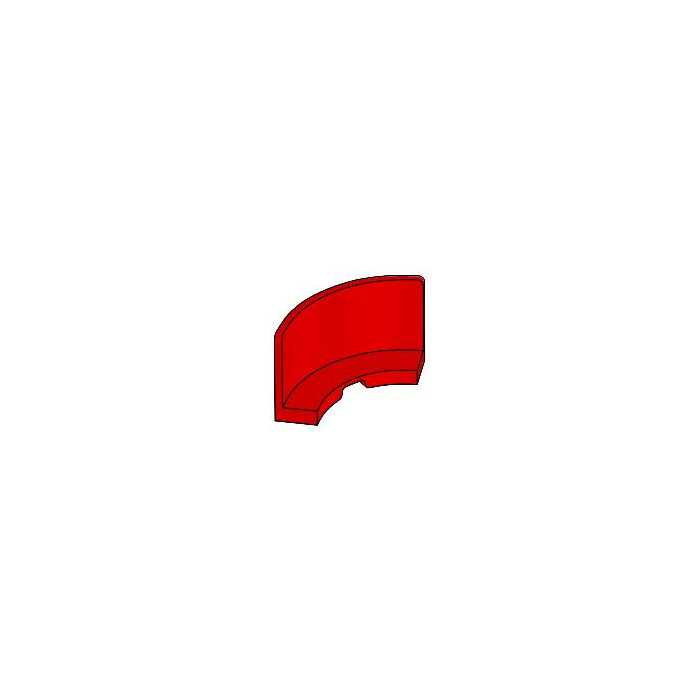 LEGO Red Panel 3 x 3 x 2 Round Corner (3535) | Brick Owl - LEGO Marketplace